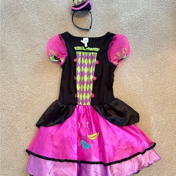 Disney | Costumes | Disney Enchanting Pink And Black Harlequin ...